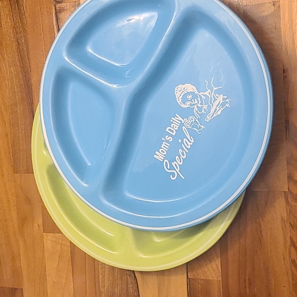 Dining | Retro Cool Plates Moms Daily Special Dinner Plates Retro Theme ...